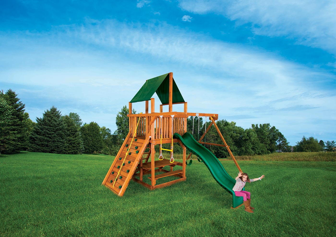 Rainbow Clubhouse Archives - Rainbow Play Systems - Swing Sets and ...